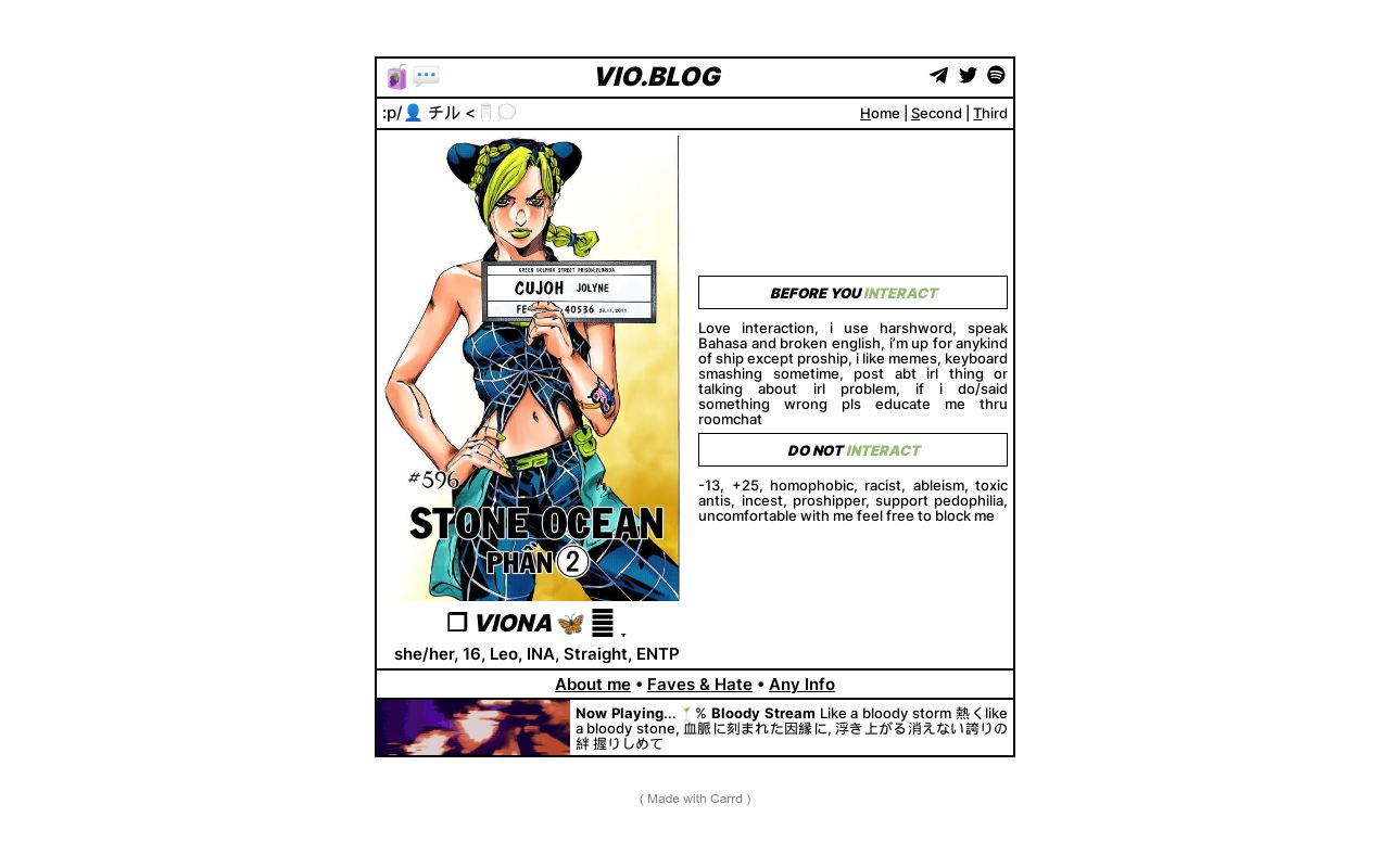 Vio’s introduction